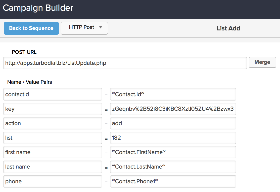 >> List Auto-Sync – turboDial Support